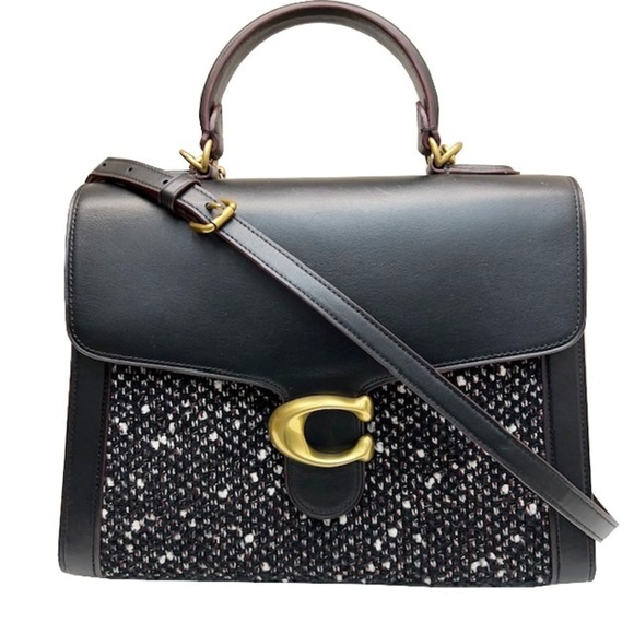 OTHERS | Bags | Coach Tabby Tweed 2way Handbag 79358 Black Coach New ...